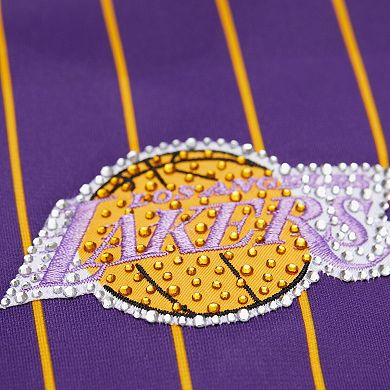 Women's Mitchell & Ness x DANNIJO Magic Johnson Purple Los Angeles ...