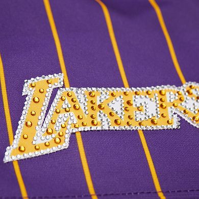 Women's Mitchell & Ness x DANNIJO Magic Johnson Purple Los Angeles ...
