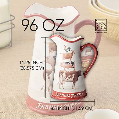 Certified International Vintage Farm Pitcher