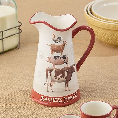 Certified International Vintage Farm Pitcher