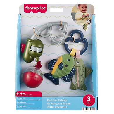 Fisher-Price Mini Me Moments Fishing 4-pc. Baby Toy Set for Sensory Play