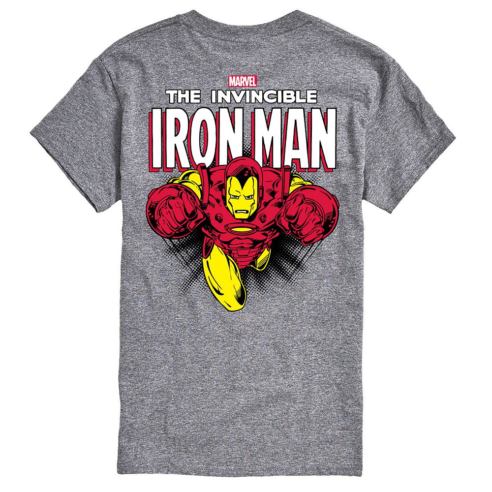 Big & Tall Iron Man The Invincible Comic Graphic Tee