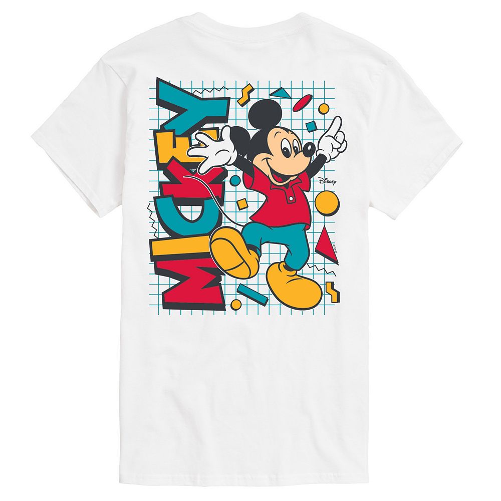 Disney's Mickey Mouse Men's Funky Retro Graphic Tee