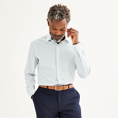 Men s Apt. 9 Performance Slim Fit Wrinkle Resistant Dress Shirt