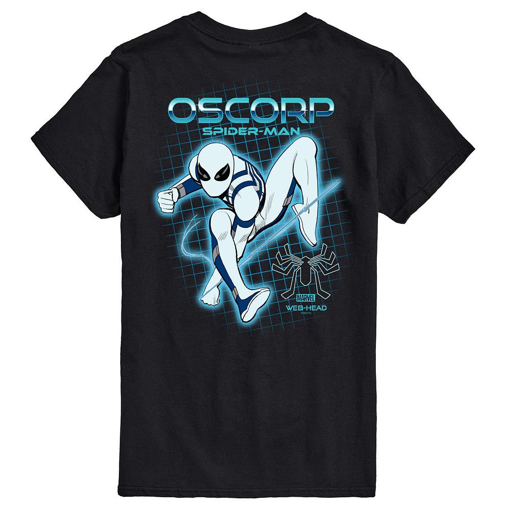 Men's Your Friendly Neighborhood Spider-Man Oscorp Spider-Man Web-Head ...
