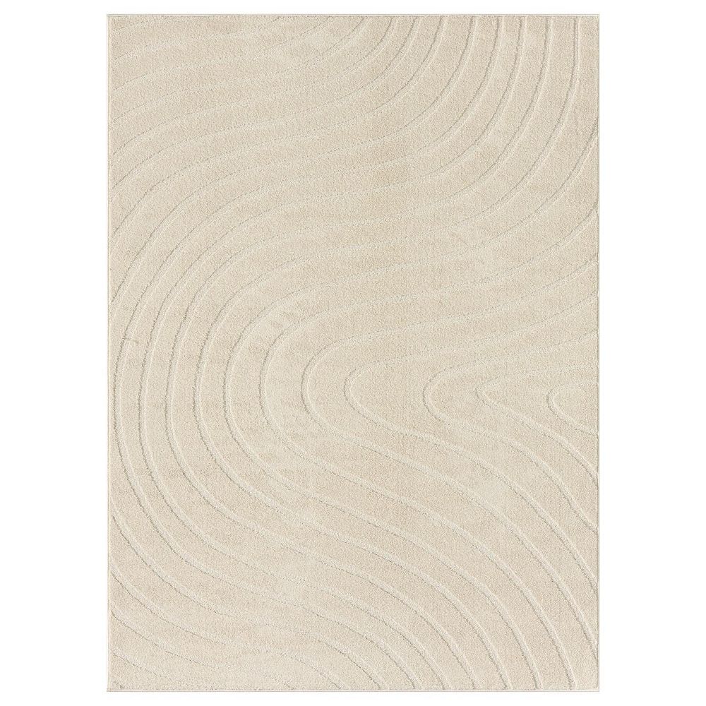 Luxe Weavers Modern Geometric Wave Area Rug