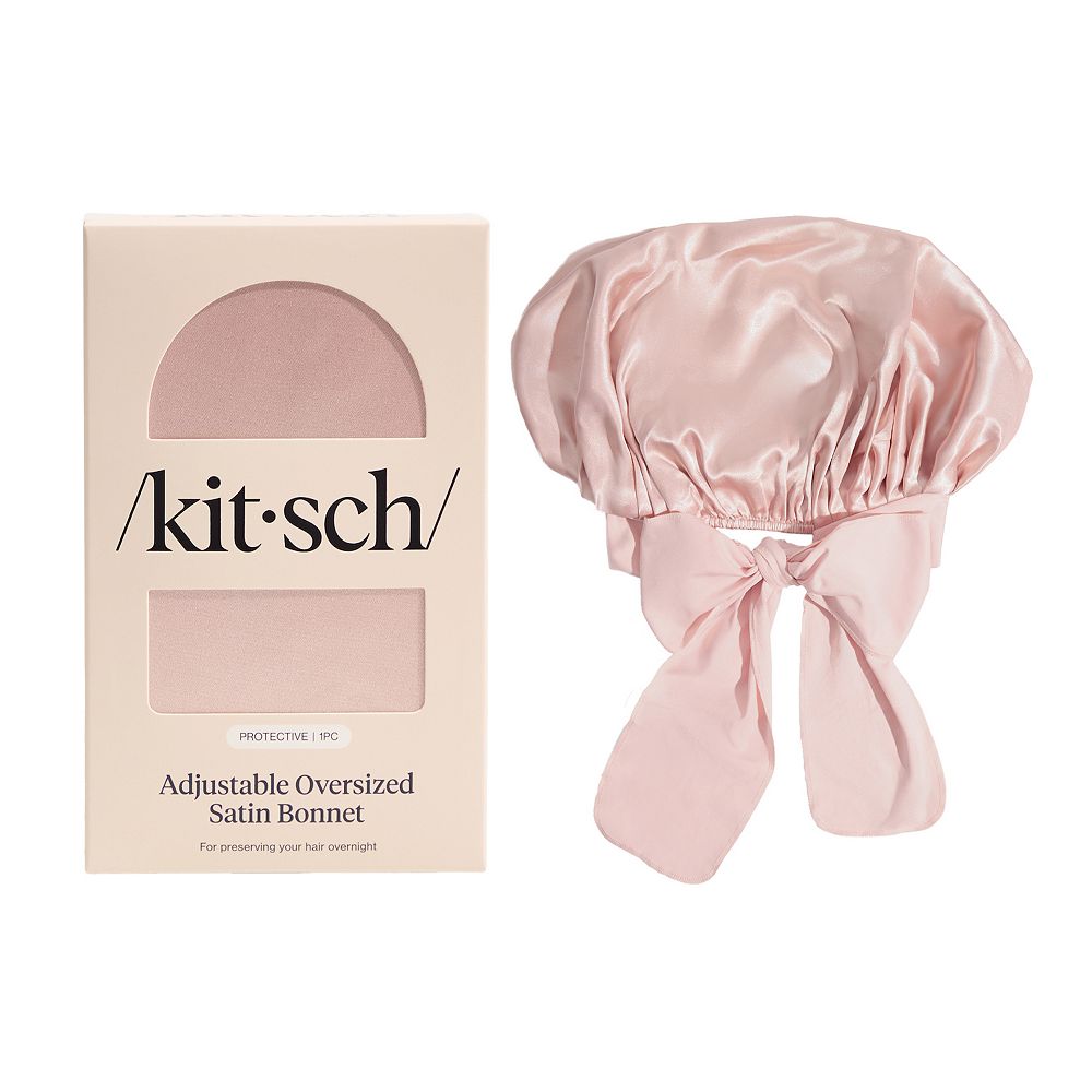Kitsch Adjustable Oversized Satin Bonnet