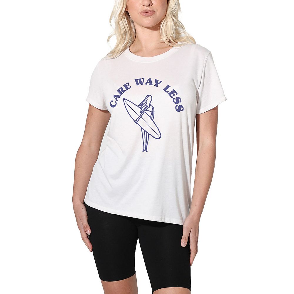 Juniors' Suburban Riot Care Way Less Loose Graphic Tee