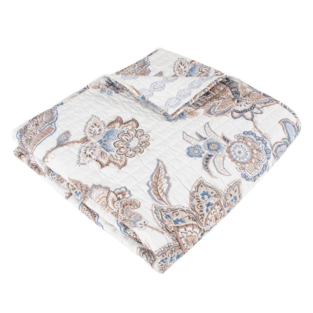 Levtex Home Selesta Blue Quilted Throw