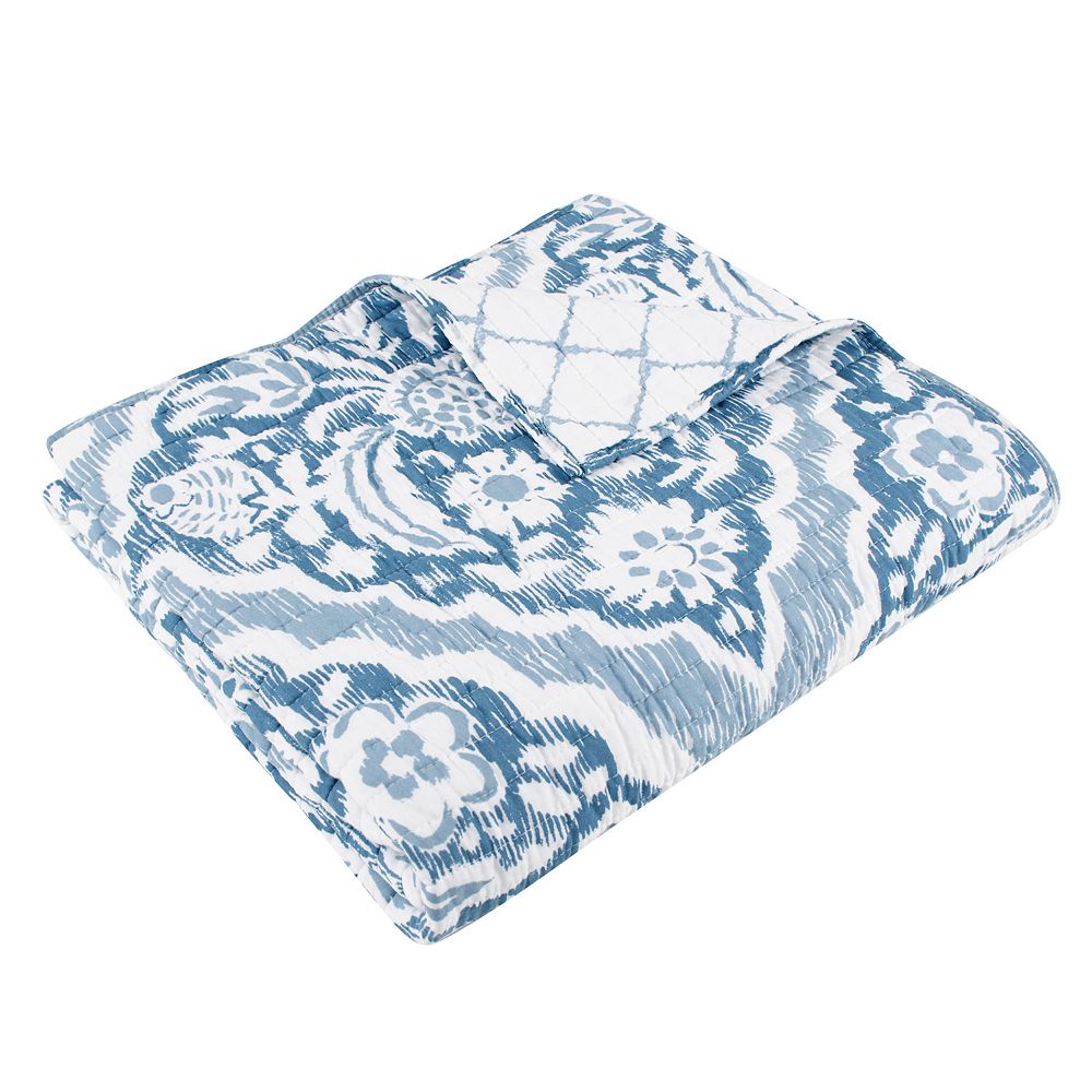 Levtex Home Becker Blue Quilted Throw
