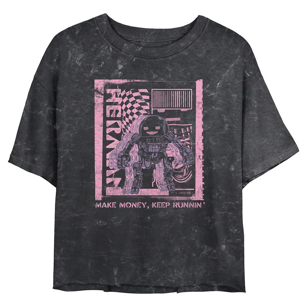 Juniors' The Electric State Herman Make Money Keep Runnin' Cropped ...