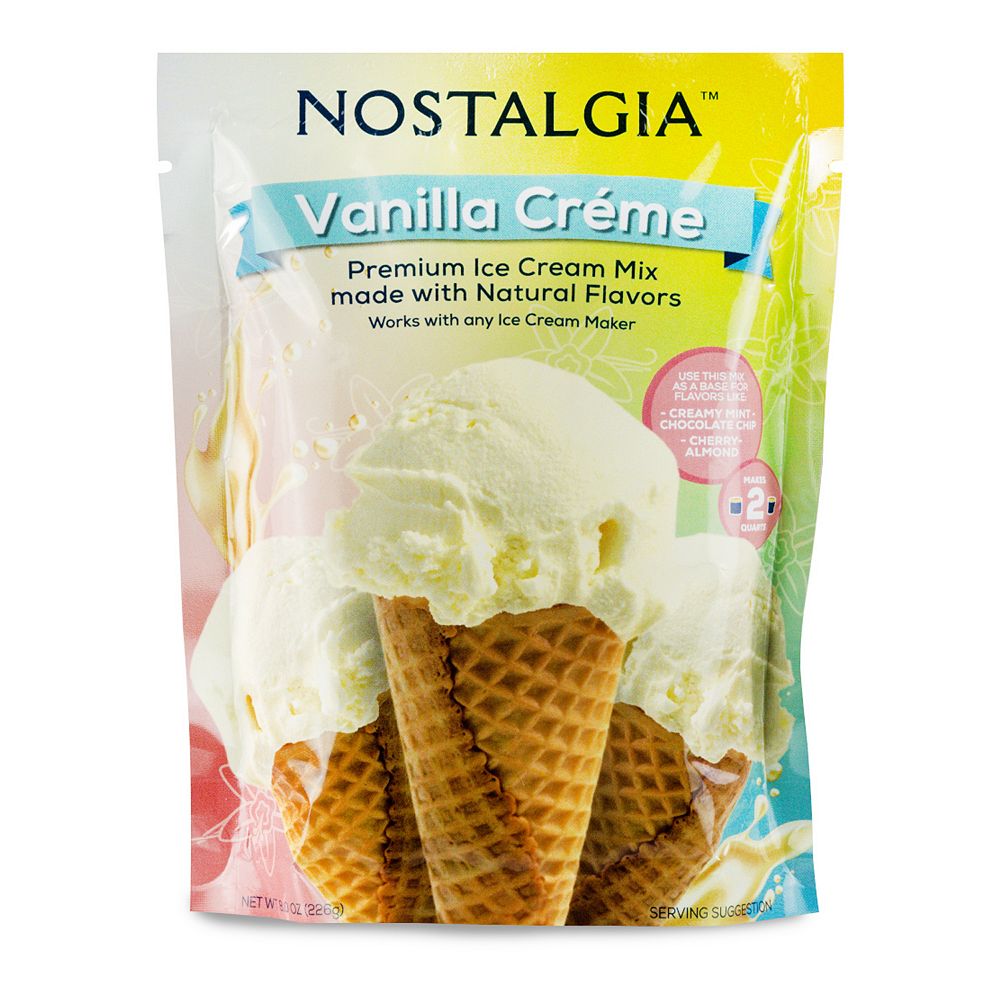 Nostalgia Electrics Homemade Premium Ice Cream Starter Mix