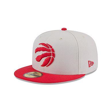 Men's New Era Stone Toronto Raptors Victory Grove Vintage Side Patch ...