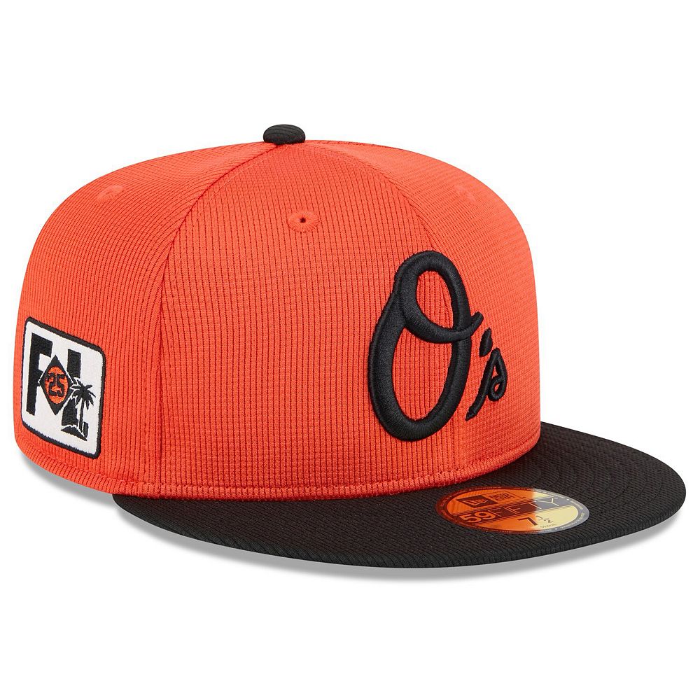 Men's New Era Orange/Black Baltimore Orioles 2025 Spring Training ...