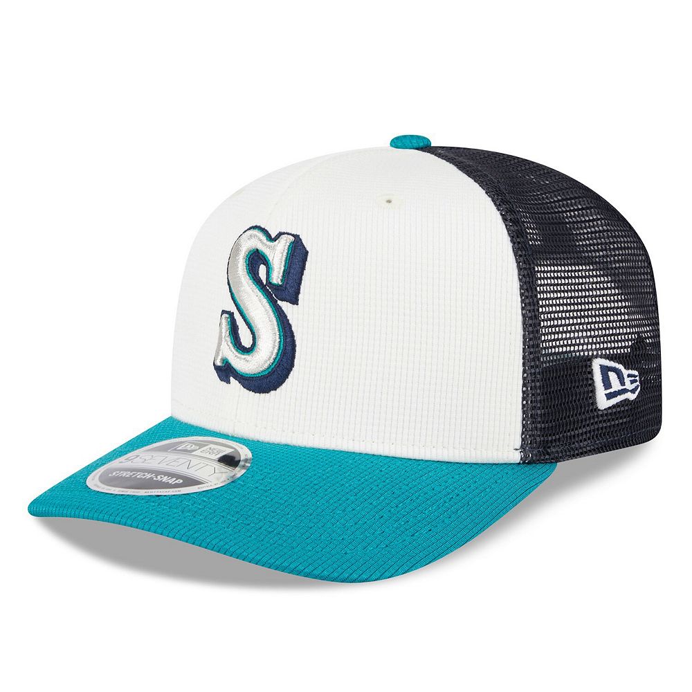 Men's New Era White/Aqua Seattle Mariners 2025 Batting Practice ...