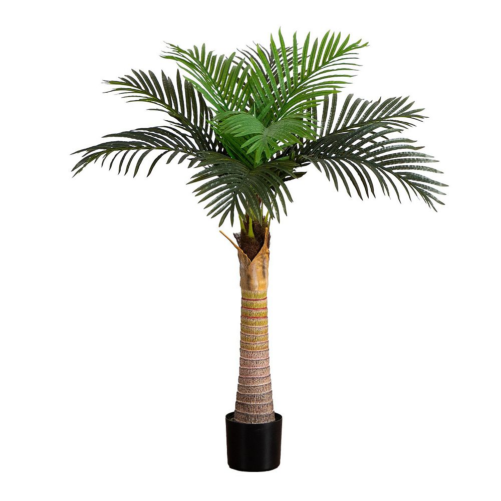 Nearly Natural 4 ft. Artificial Coconut Palm Tree