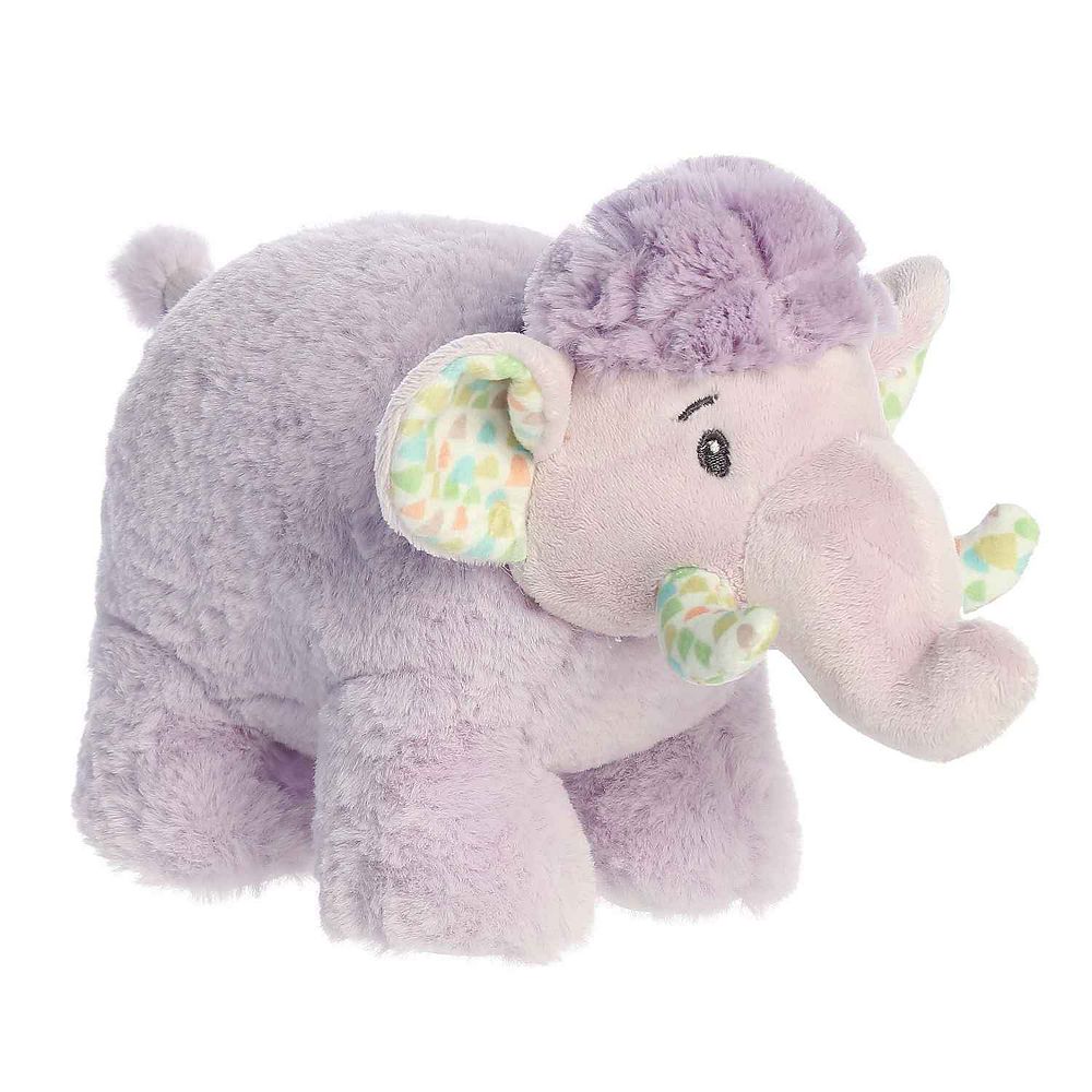 ebba Medium Purple Softiesaurus 10" Whitley Woolly Mammoth Adorable Baby Stuffed Animal