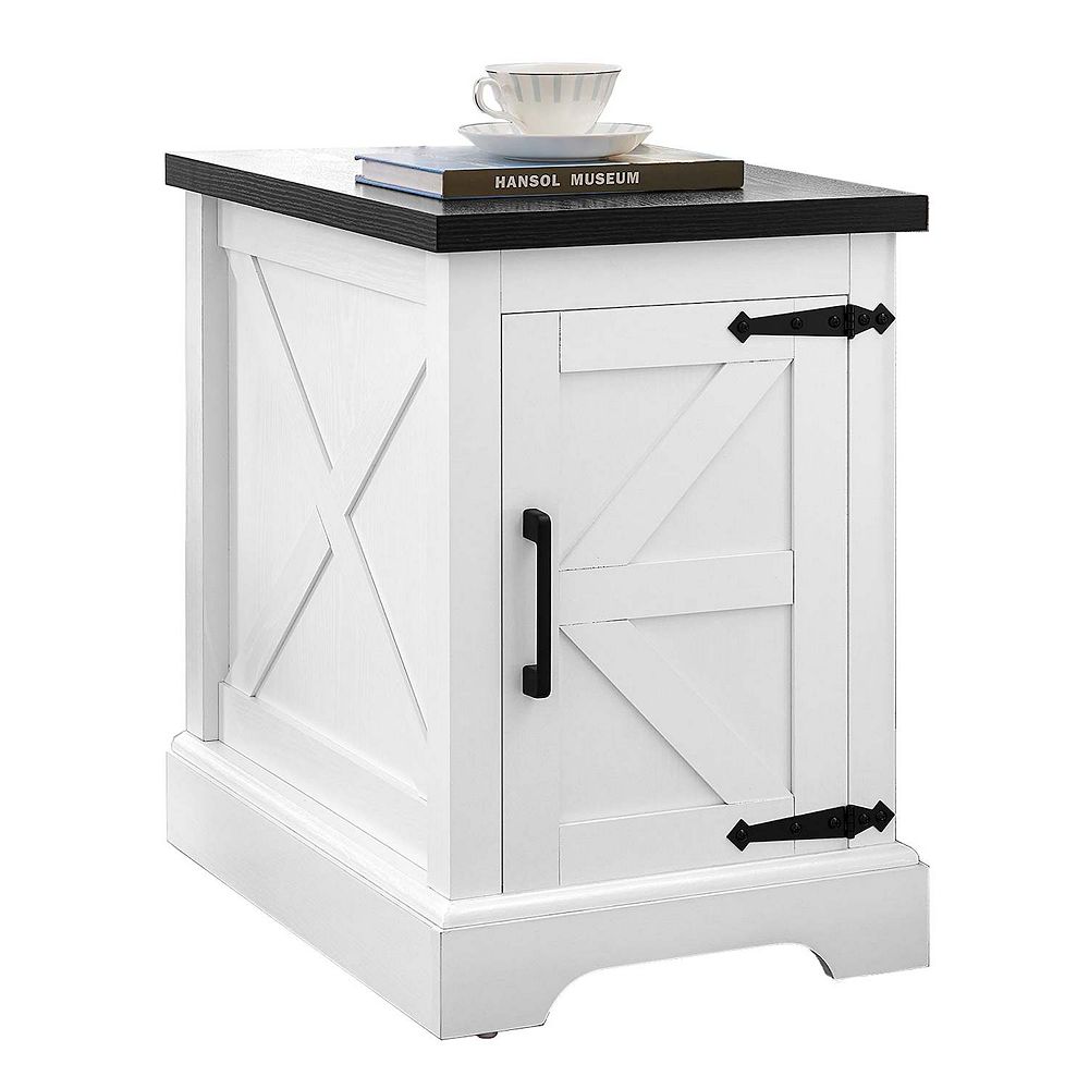 Mondawe Farmhouse Rectangular End Table, Countryside Sofa Side Table ...