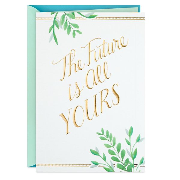 Hallmark "The Future Is Yours" Graduation Card