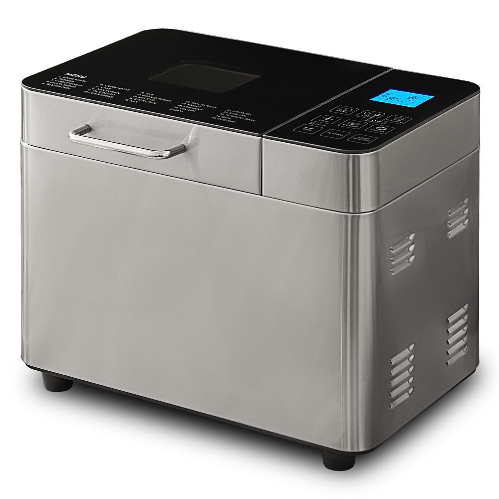 Elite Cuisine 2-lb. Stainless Steel Bread Machine Maker with Eco ...