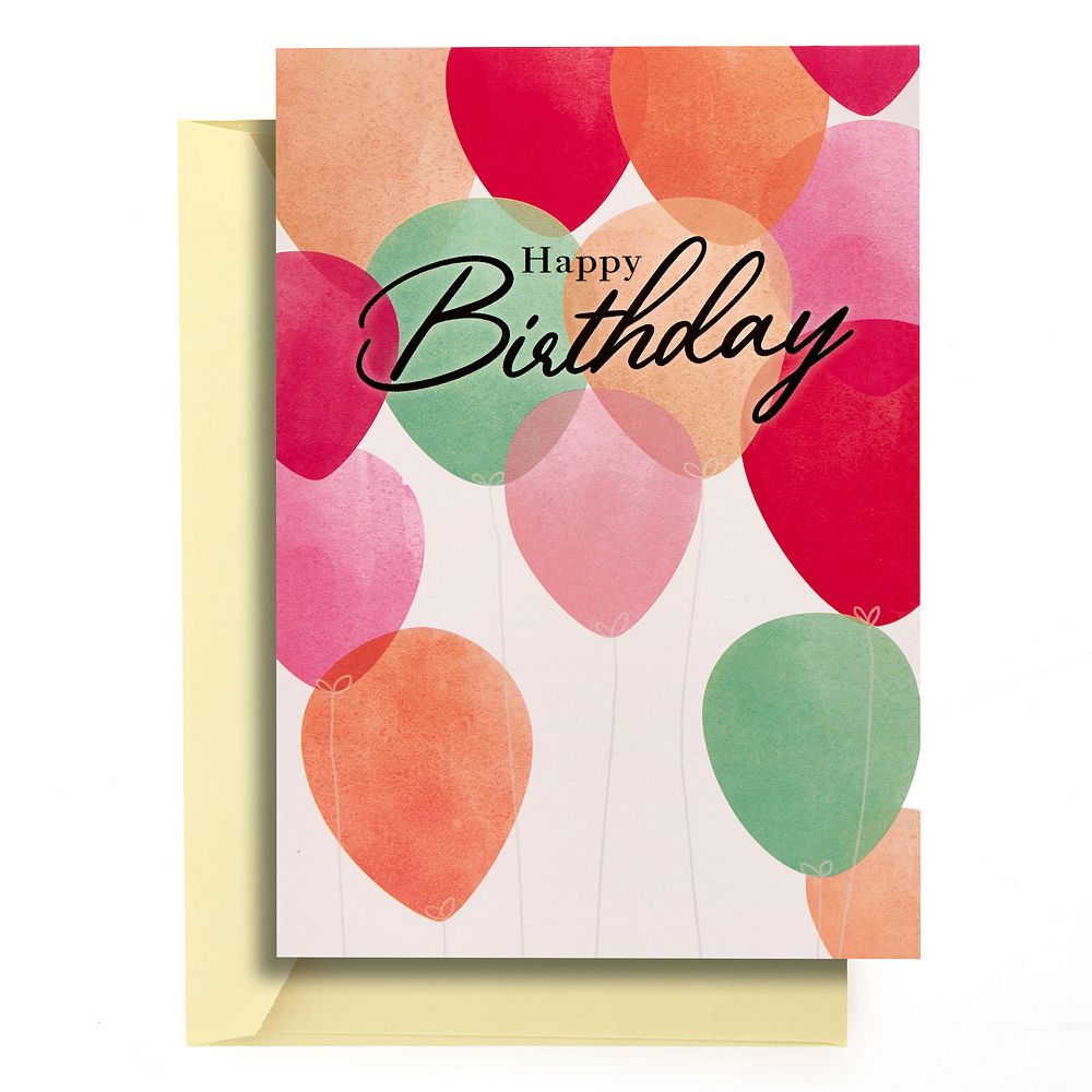 cardfactory Balloons Happy Birthday Card
