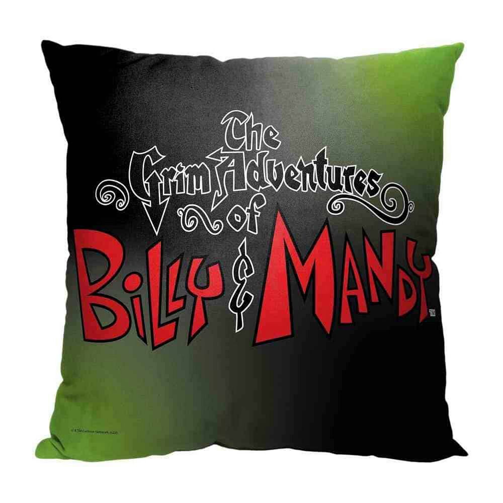 Cartoon Network Billy And Mandy Title Logo Pillow