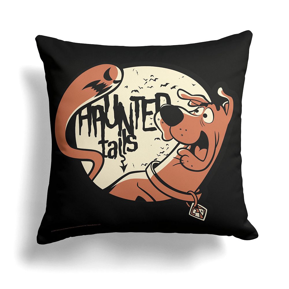 Scooby Doo Haunted Tails Printed Throw Pillow