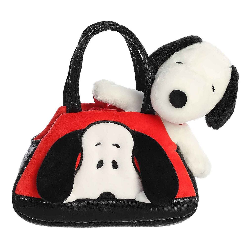 Aurora Small Red Peanuts Fancy Pals 7" Peek-A-Boo Snoopy Adorable ...
