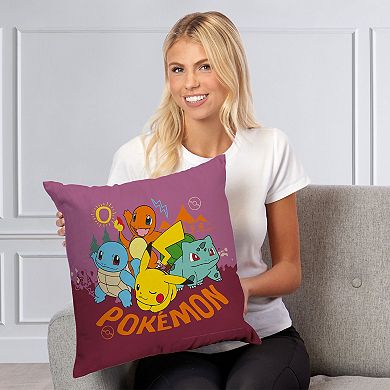 Pokemon Go Outside Printed Throw Pillow