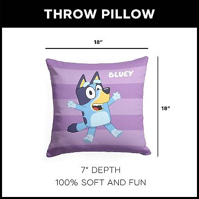 Bluey Roll Call Bluey Printed Throw Pillow