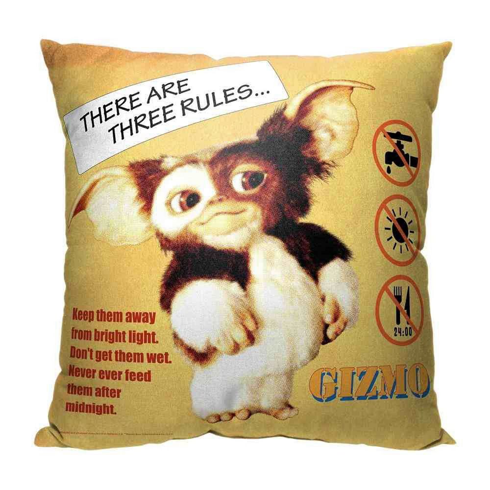 Warner Bros. Gremlins Three Rules Pillow
