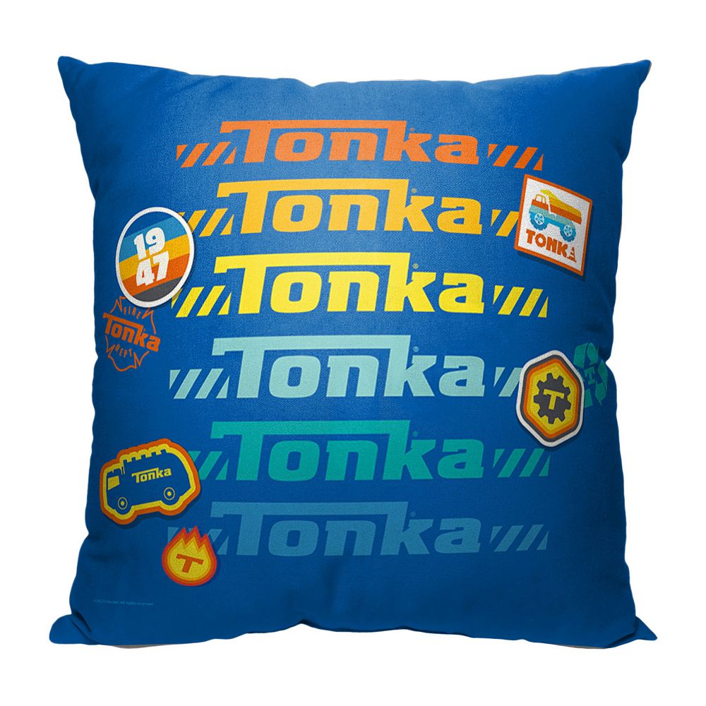 Hasbro Tonka Tonka Stickers Printed Throw Pillow