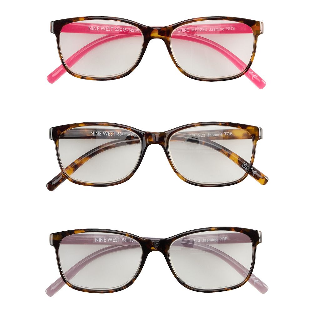 Nine West Jasmine Women's 3-Pack Reading Glasses Set
