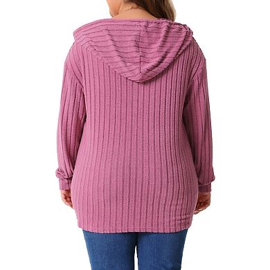 Plus Size Fashion Hoodies for Women Pullover Lightweight Drawstring ...