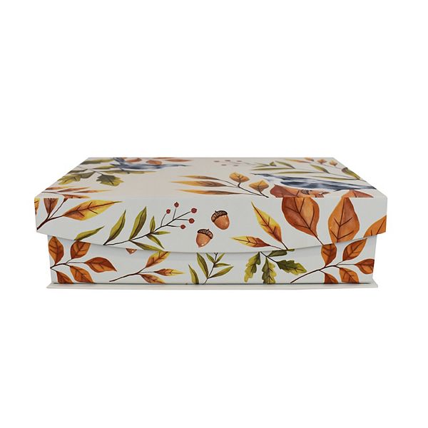 Celebrate Together™ Fall Bird Hinge Paper Box Table Decor