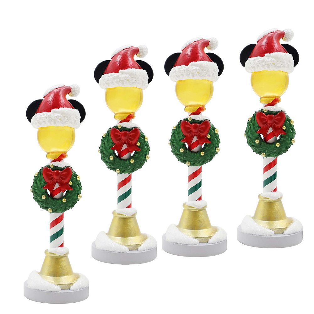 Disney's Mickey Mouse Village Streetlights Village Accessory Table ...