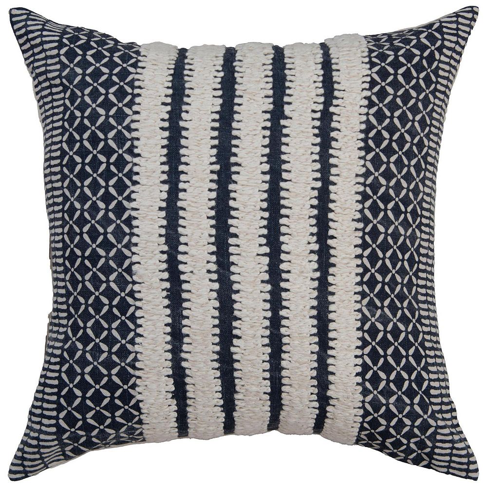 Rizzy Home Titch Throw Pillow Cover - 20" x 20"