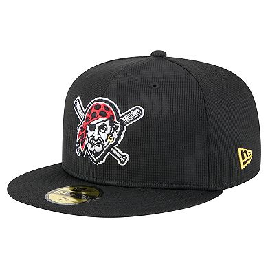 Men's New Era Black Pittsburgh Pirates 2025 Spring Training 59FIFTY ...