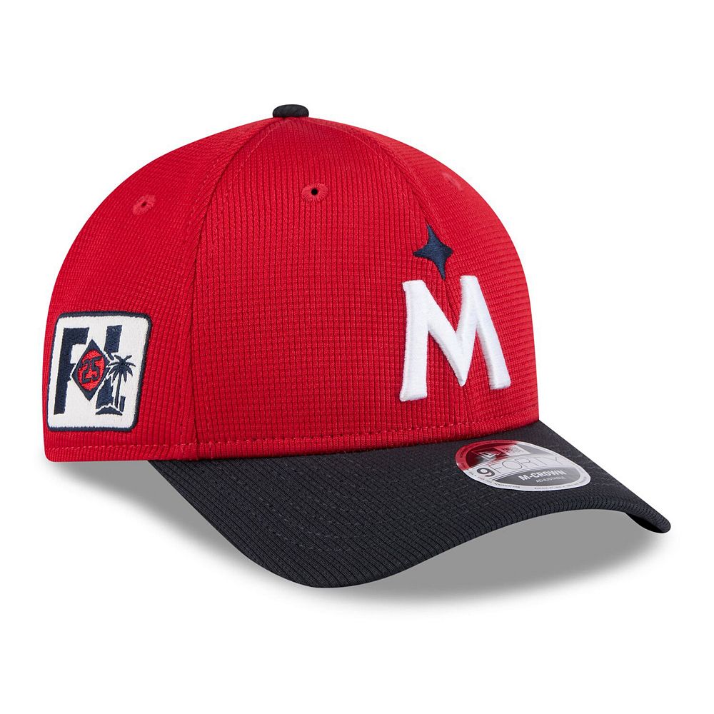 Men's New Era Red/Navy Minnesota Twins 2025 Spring Training 9FORTY ...