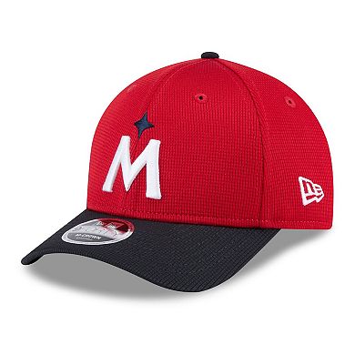 Men's New Era Red/Navy Minnesota Twins 2025 Spring Training 9FORTY ...