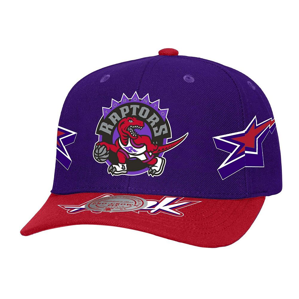 Men's Mitchell & Ness Purple/Red Toronto Raptors AS2K Stars Pro Crown ...