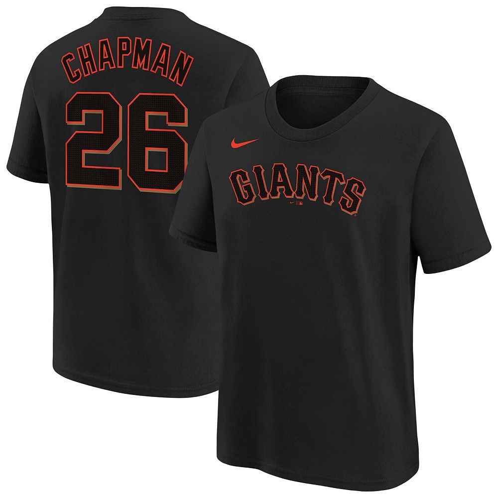 Youth Nike Matt Chapman Black San Francisco Giants Player Name & Number ...