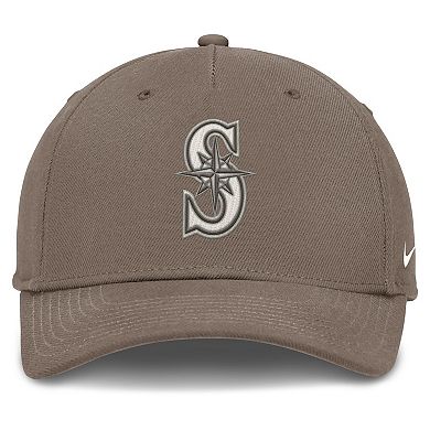 Men's Nike Brown Seattle Mariners Rise Performance Adjustable Hat