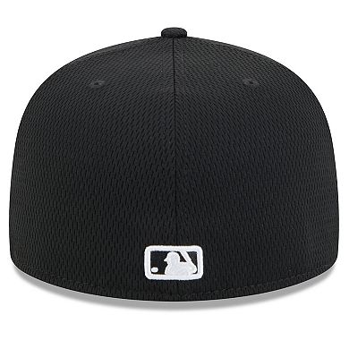 Men's New Era Black San Diego Padres 2025 MLB Clubhouse 59FIFTY Fitted Hat