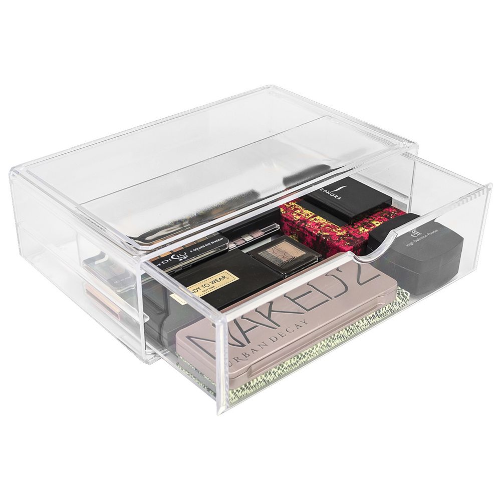 Sorbus 1 Clear Large Stackable Acrylic Drawers