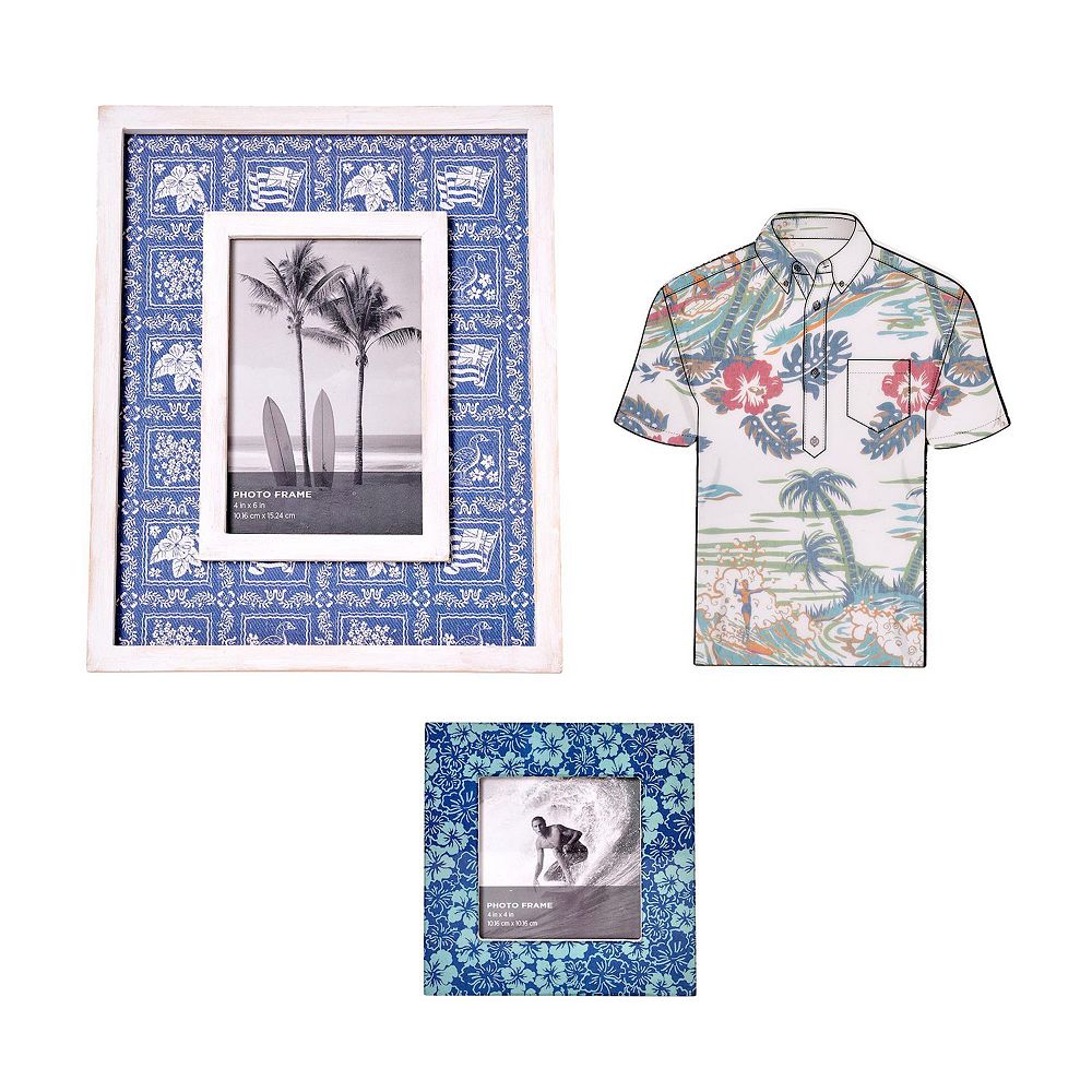 Kona Coast by Reyn Spooner Lahaina Hawaiian Sailor Frame & Table Decor ...