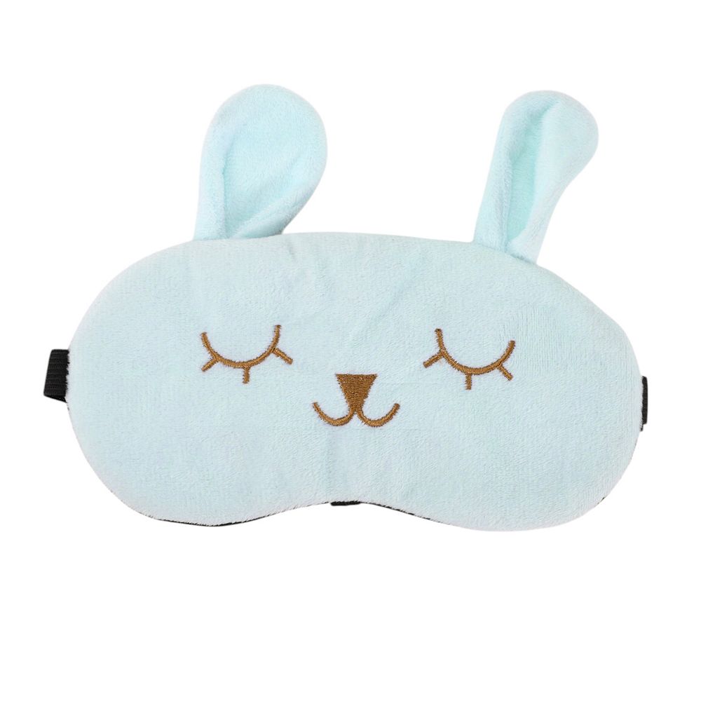 1 Pc Adjustable Cartoon Rabbit Eye Mask for Home