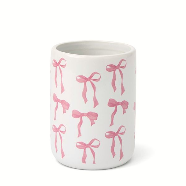 MAISON DE BASE Ceramic Bow Print Tumbler
