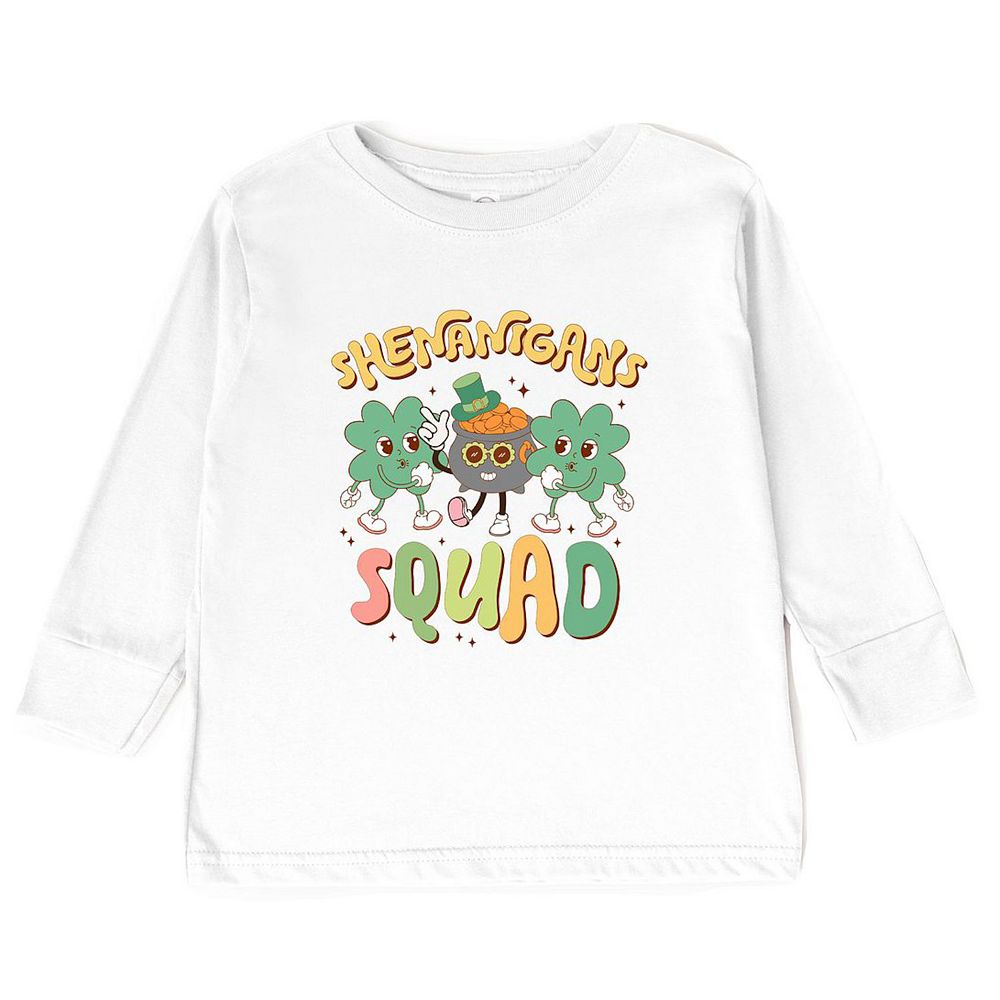 Shenanigans Squad Toddler Long Sleeve Graphic Tee