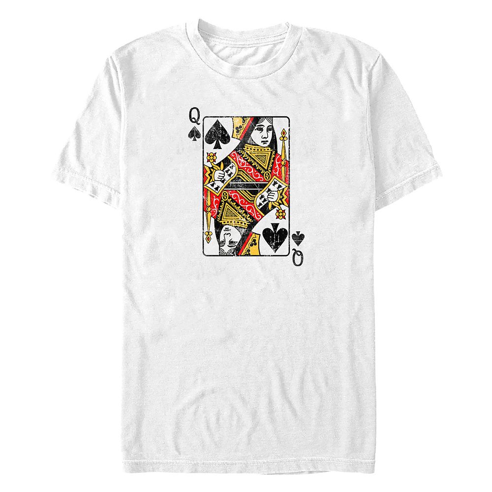 Big & Tall Queen Of Spades Card Graphic Tee